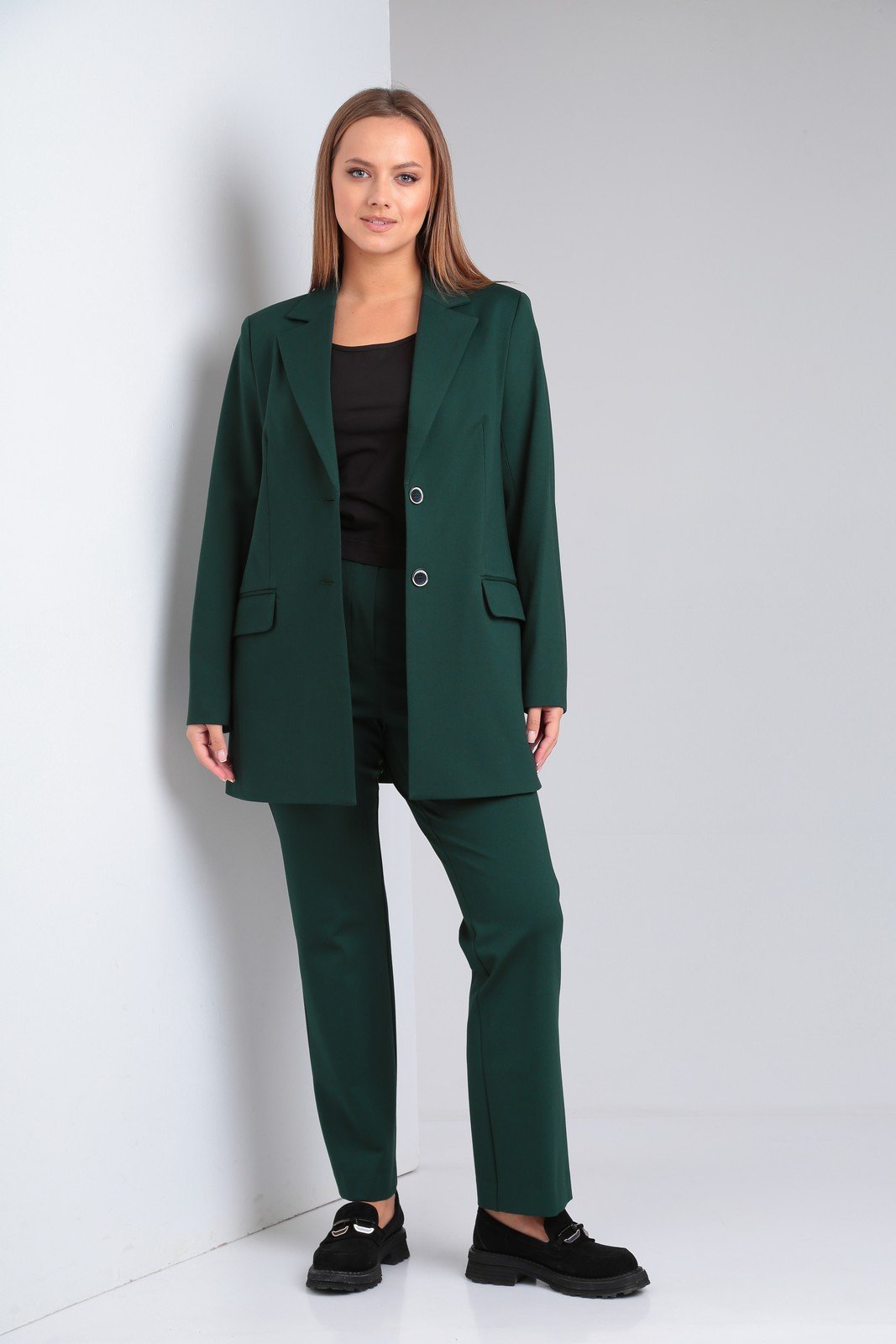 Костюм брючный 7670 темно-зеленый Tvin купить в интернет магазине | в наличии